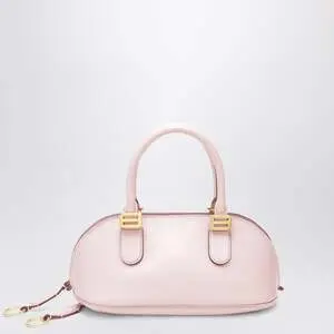 Balenciaga Leather Bolero Mini Bowling Bag - Pink