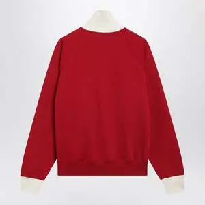 AMI Paris Ruby De Cå“ur Cotton Sweatshirt
