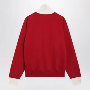 AMI Paris De Cœur Cotton Sweatshirt - Red