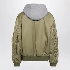 Loewe Technical Fabric Bomber Jacket - Green
