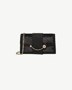 Strathberry Crescent On A Chain - Black