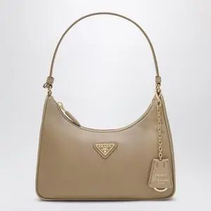 Prada Re-edition 2005 Bag In Re-nylon And Saffiano Leather - Brown