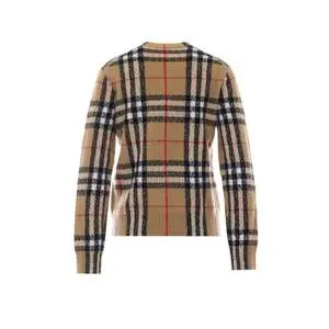 Burberry Check Cashmere Cardigan