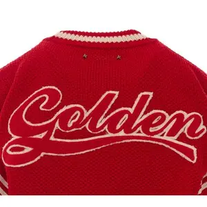 GOLDEN GOOSE Embroidery Boxy Sweater