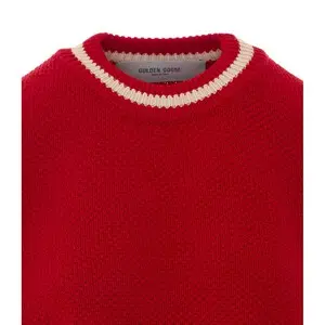 GOLDEN GOOSE Embroidery Boxy Sweater