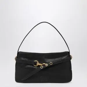 Miu Miu Nappa Leather Shoulder Bag - Black