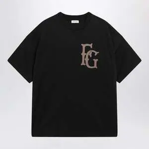 Fear Of God T-shirt 43 In Cotton And Rayon Jersey - Black