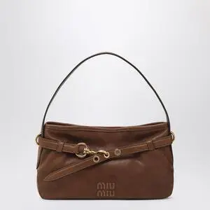 Miu Miu Rovere Nappa Leather Bag - Brown