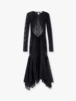 Attico Lace Dress - Black