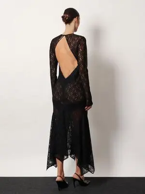 Attico Lace Dress - Black