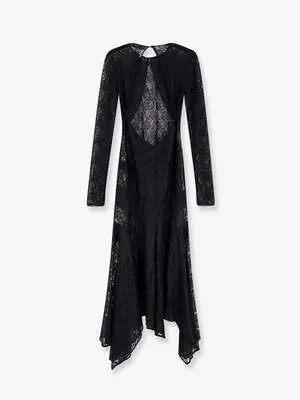 Attico Lace Dress - Black