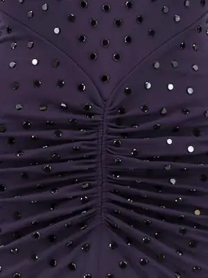 Alaïa Embellished Viscose Dress - Multicolor