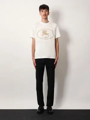Burberry Seth Organic Cotton Blend T-shirt - Multicolor