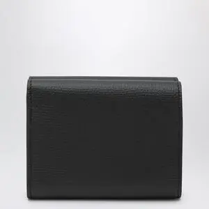 Loewe Anagram Trifold Wallet In Leather - Black