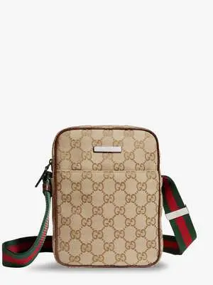 Gucci Tag Gg Fabric Crossbody Bag