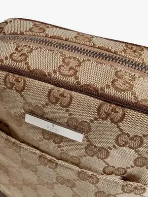 Gucci Tag Gg Fabric Crossbody Bag