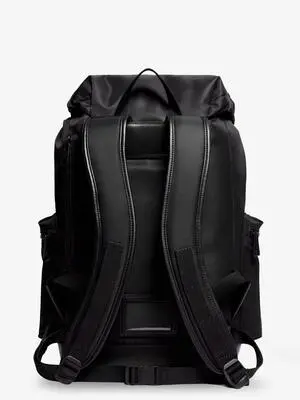 Moncler Kenton Drill Nylon Backpack With Logo Patch - Multicolor