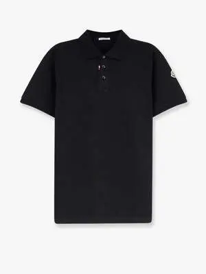 Moncler Cotton Pique Polo Shirt - Multicolor