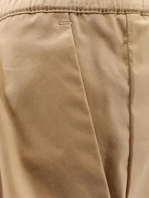 Moncler Beige Cotton Blend Shorts - Cream