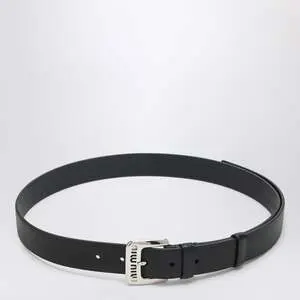 Miu Miu Leather Belt - Black
