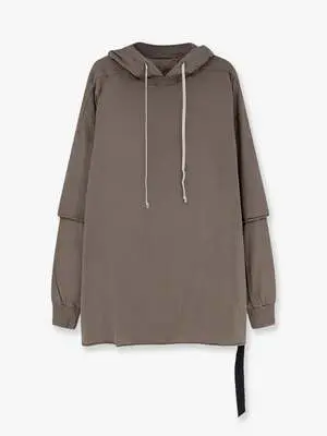 Rick Owens Tommy Hustle Cotton Sweatshirt - Gray