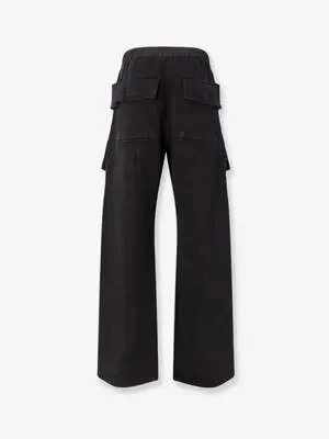 Rick Owens Cotton Cargo Trousers