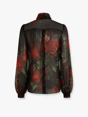 Dolce & Gabbana Printed Silk Shirt