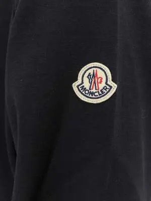 Moncler Embellished Logo Cotton Sweatshirt