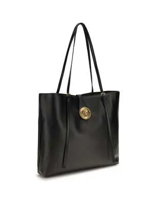 Versace Medusa Lambskin Tote Bag - Black