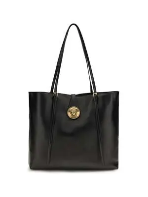 Versace VERSACE Medusa Lambskin Tote Bag Black