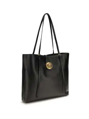 Versace Medusa Lambskin Tote Bag - Black