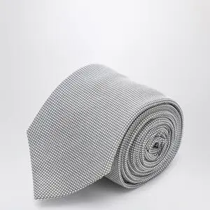 FERRAGAMO Silk Neck Tie - Gray