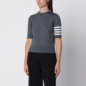 Thom Browne Virgin Wool Sweater - Gray