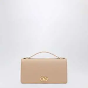 Valentino Garavani Powder Vlogo Signature Chain Wallet - Pink