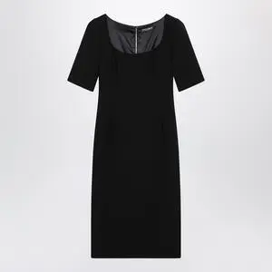 Dolce & Gabbana Double Wool Crêpe Dress - Black