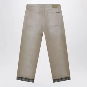 GOLDEN GOOSE Degrade-effect Cotton Painter Trousers - Cream