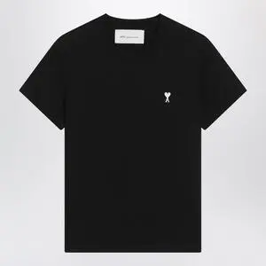 AMI Paris De Coeur T-shirt - Black