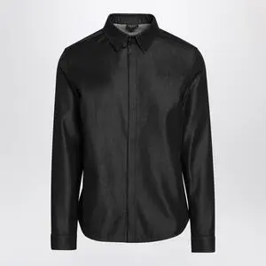 Gucci Silk And Cotton Shirt - Black