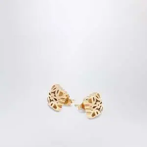 Loewe Gold-tone Anagram Bombe Stud Earrings