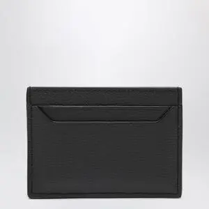 Loewe Anagram Card Holder In Leather - Black