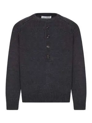 Our Legacy Charcoal Merino Wool Sweater - Gray