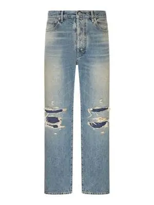 MAISON MARGIELA Distressed Straight-leg Jeans