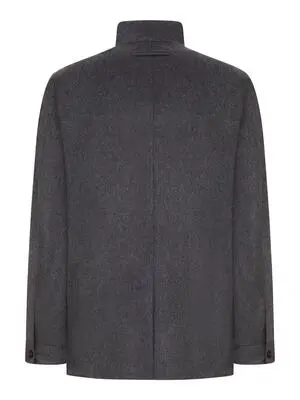 Zegna The Count Jacket In Cashmere Oasis - Gray