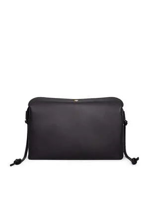 Celine Trio With Flap In Smooth Calfskin - Black