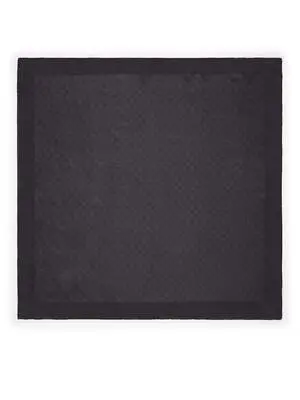 Gucci Printed Silk Twill Scarf - Black