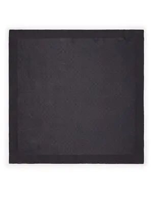 Gucci Printed Silk Twill Scarf - Black