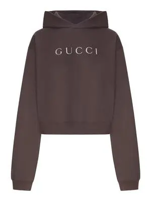 Gucci Cropped Sweatshirts Hoodies For Women