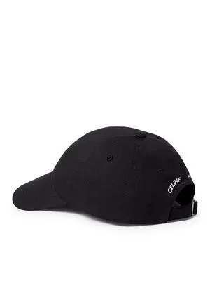 Celine Lightweight Cotton Twill Richelieu Cap