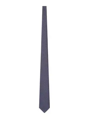 Kiton Kiton Silk Micro Geometric Pattern Neck Tie Multicolor