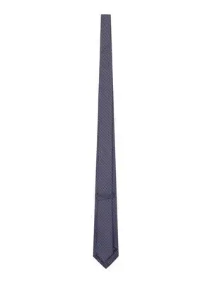 Kiton Silk Micro Geometric Pattern Neck Tie - Multicolor
